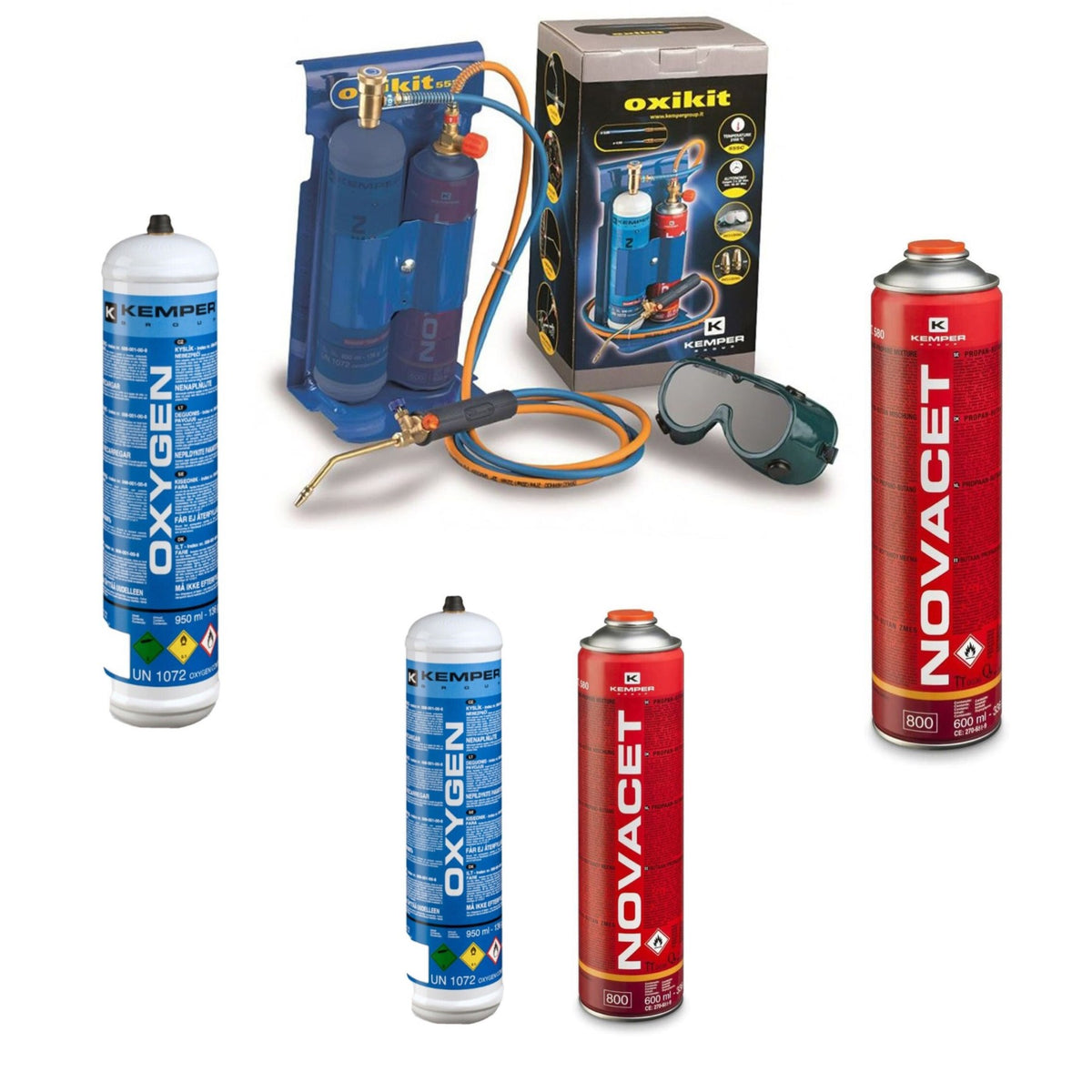 KEM555KIT Kemper 'Walkover Oxikit' Oxygas Portable MicroWelding Kit Re ...